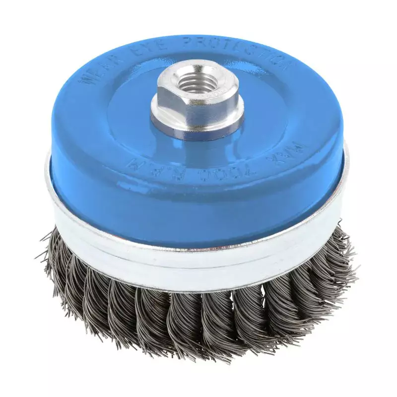 Buy Hogert Technik Disc Brush, 0.5 mm Steel Wire, 100 mm Diameter and ...