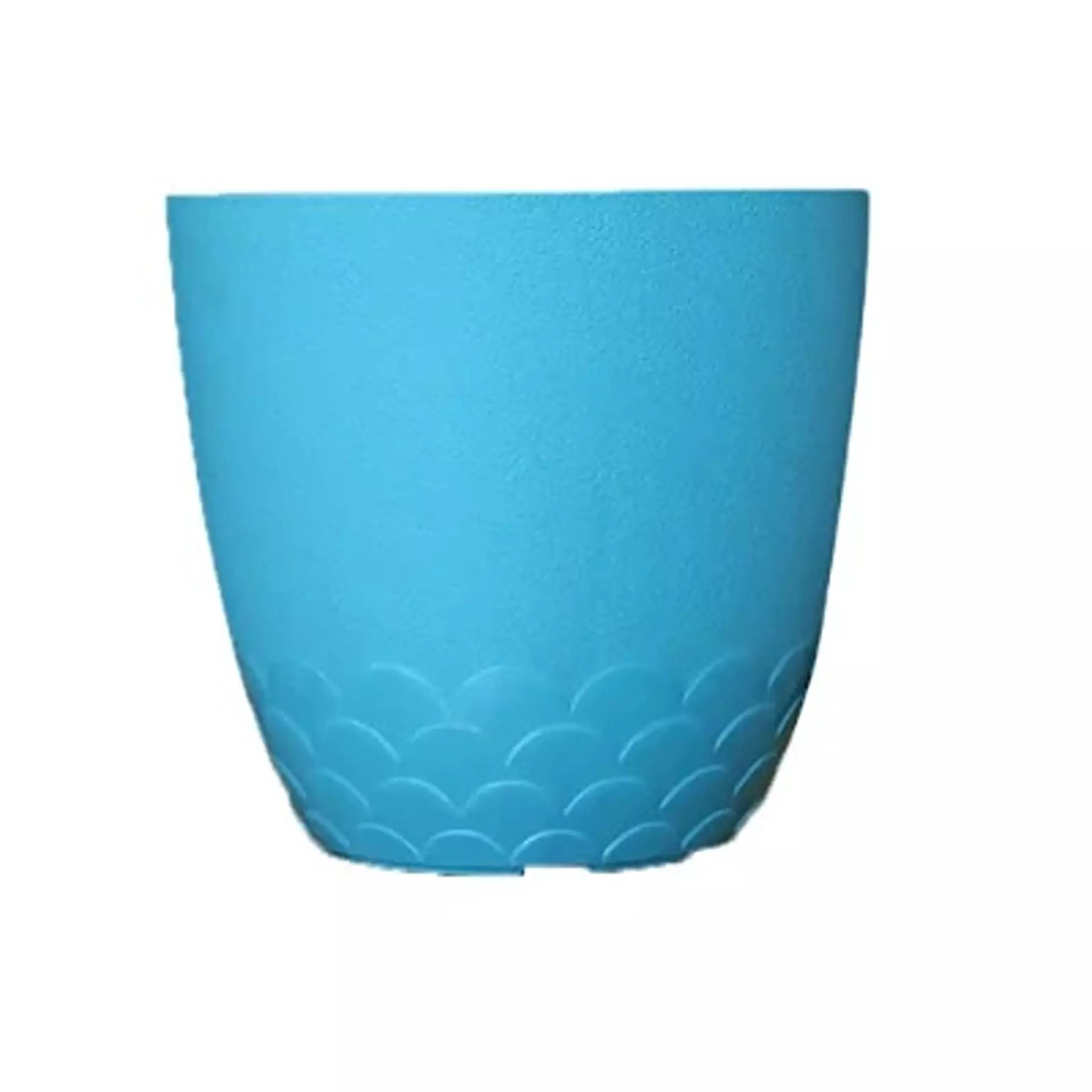 Buy Gamla Flora Green Round Plastic Flora Flower Pot 10x10x9 Inch ...