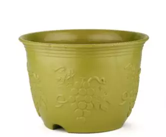 Buy Gamla 12 Inch Polypropylene Mehndi Leafy Pot Online in India at ...