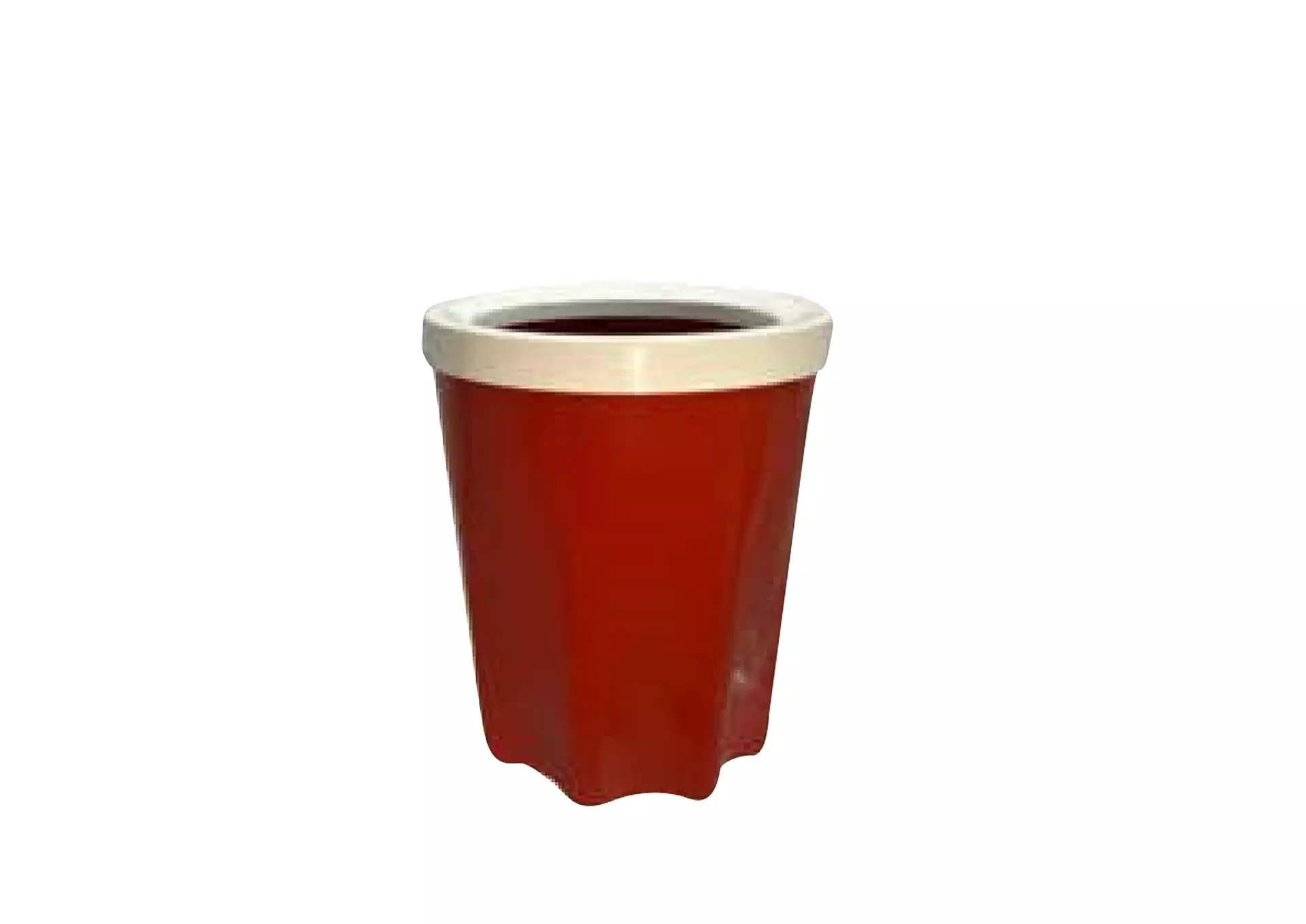 Buy Gamla Ring Red Round Plastic Ring Flower Pot 11x9.5x9.5 Inch Online ...