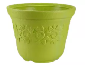 Buy Gamla 12 Inch HDP Blow Green Round Sunny Pot Semi Online in India ...