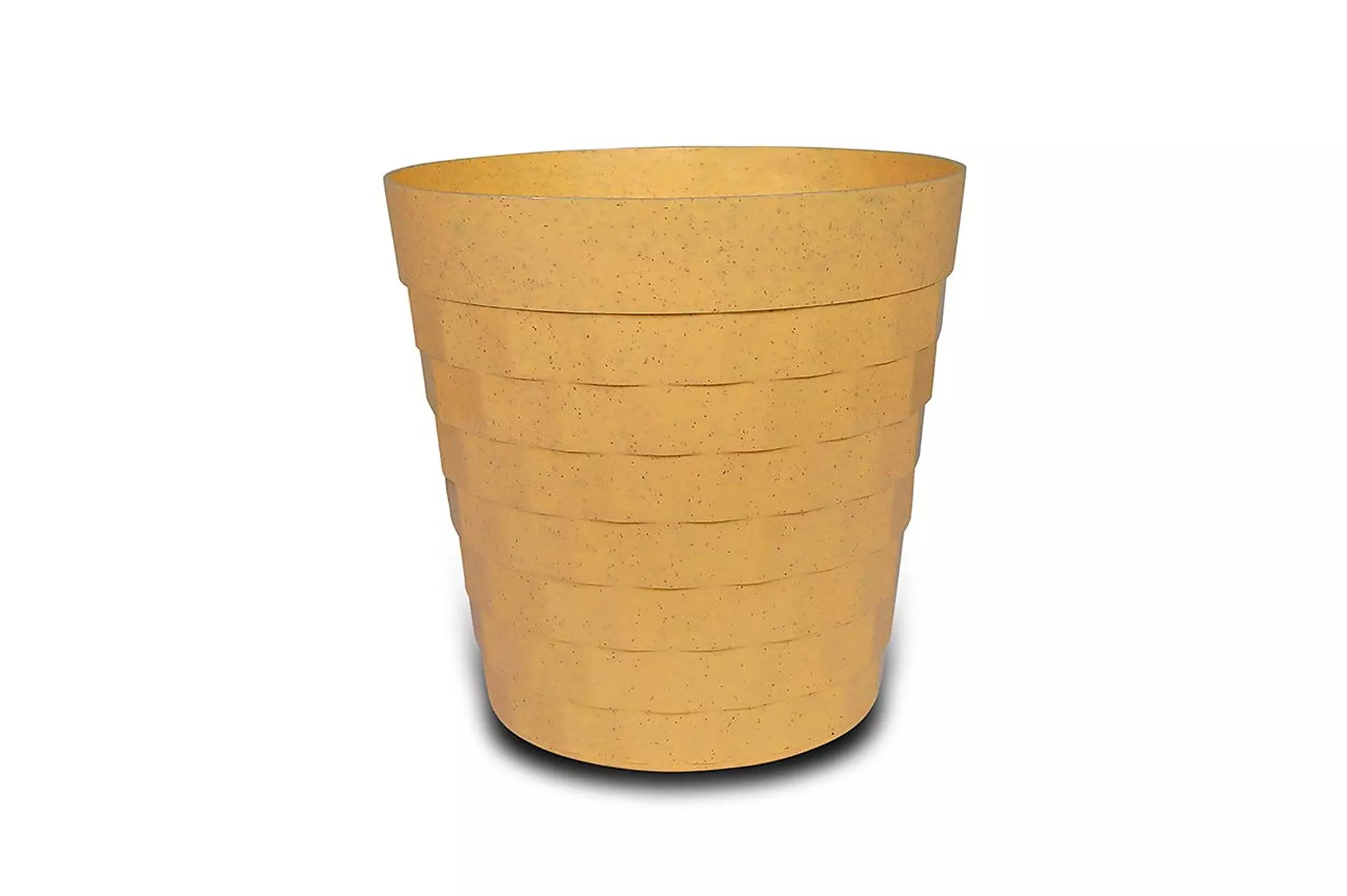 Buy Gamla Brix 8 Golden Round Plastic Brix Flower Pot 8x8x8 Inch Online ...