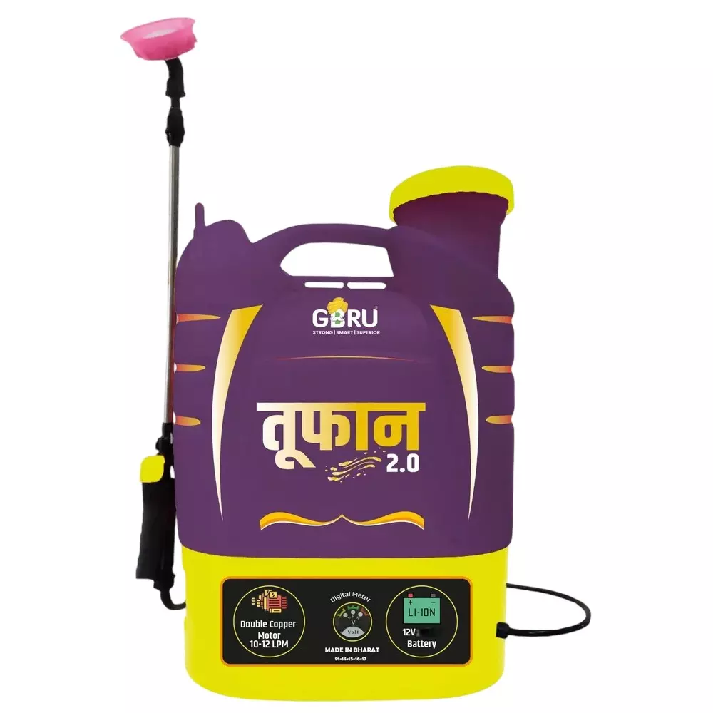 Buy GBRU Double Motor Battery Operated Sprayer Pump 12 Ah Li-ion ...