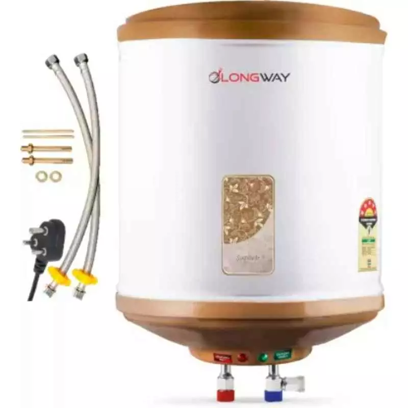 Buy Longway 25 L Ivory Storage Geyser with Free Installation Kit Superb Online in India at Best ...