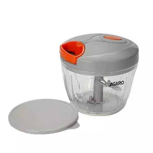 Buy Agaro 650 ml Ninja Pro Mini Hand Chopper ‎Plastic Grey, 33315 ...