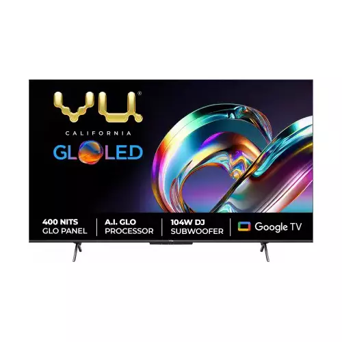 Buy VU 65 Inch 4K LED Smart Google TV Sound Output 104 W, 65 Vu Glo Led ...