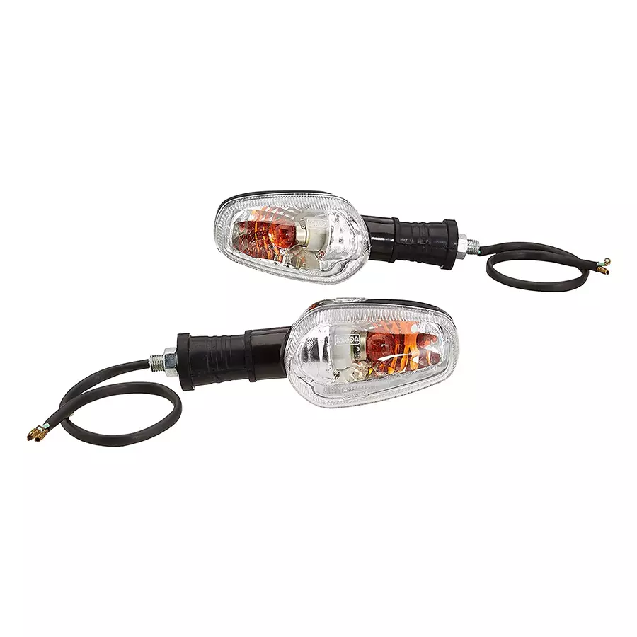 Buy Uno Minda TD-5034UF Amber Lens Blinker Lamp Assembly Front for TVS ...