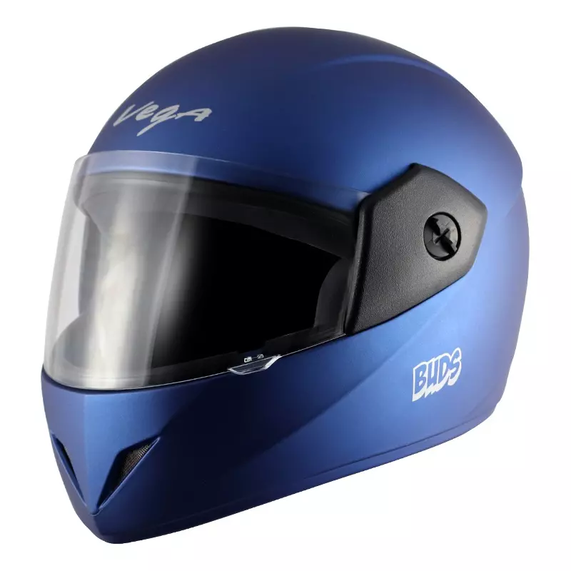 Buy Vega BUDS DX Dull Blue Extra Small Full Face Helmet Online in India ...