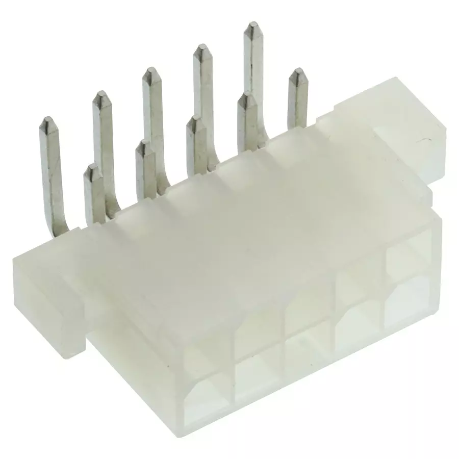 Buy MOLEX Pin Headers CONNECTOR, HEADER, 10POS, 2ROW, 4.2MM 39-29-1108 ...