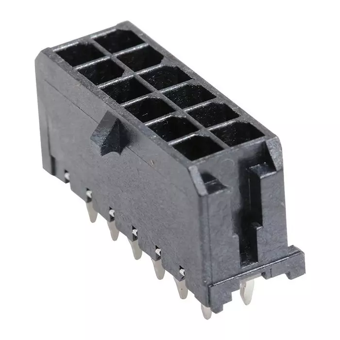 Buy MOLEX Pin Headers CONNECTOR, HEADER, 12POS, 2ROW, 3MM 43045-1214 ...