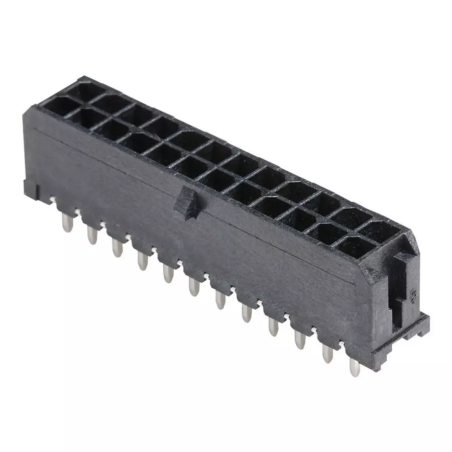 Buy MOLEX Pin Headers WTB CONN, HEADER, 24POS, 2ROW, 3MM 43045-2428 ...