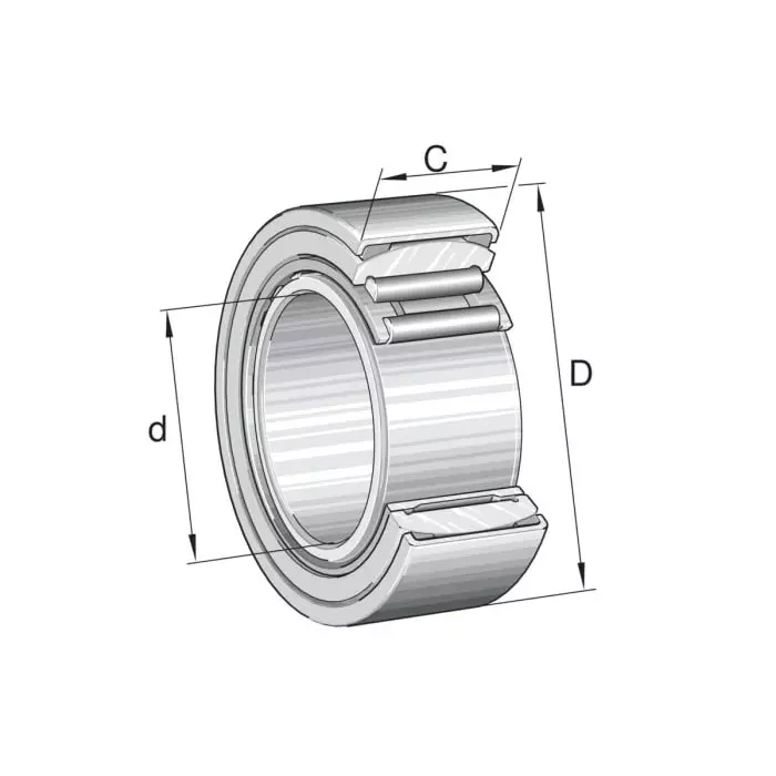 Buy INA 30 mm I.D Needle Roller Bearing, 52 mm O.D, PNA30/52-XL Online at Best Prices ...