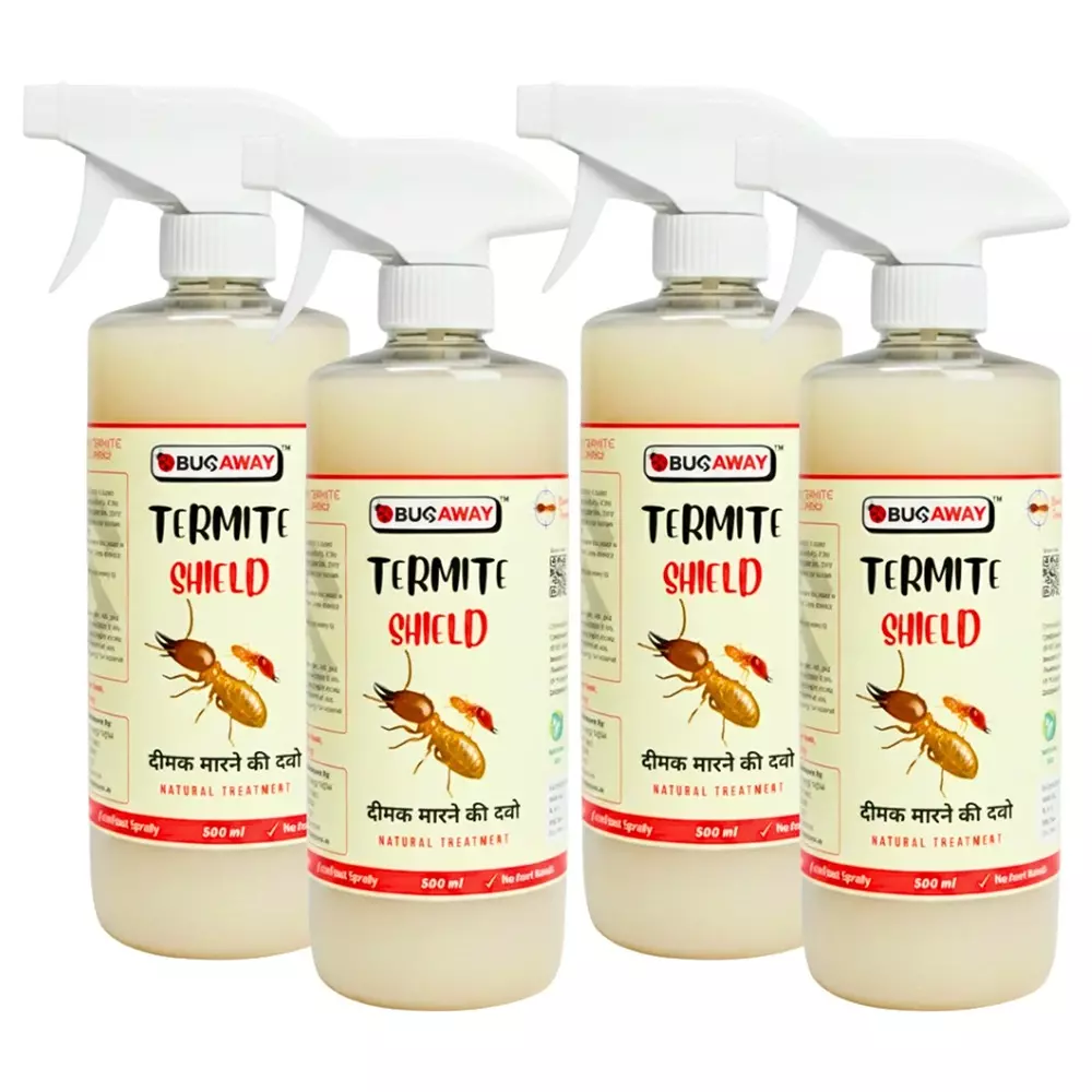 Buy Bugaway Herbal Termite Shield Natural Spray 500 ml Bottle Liquid ...