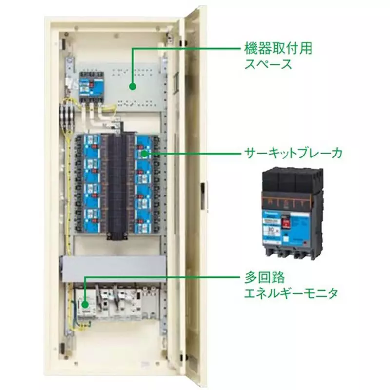 Buy Panasonic Power Distribution Board 50/50 Amp Main Capacity ...