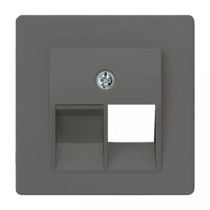 Buy Siemens Carbon Fibre 1 Gang Cover Plate Thermoplastic Cover Plate ...