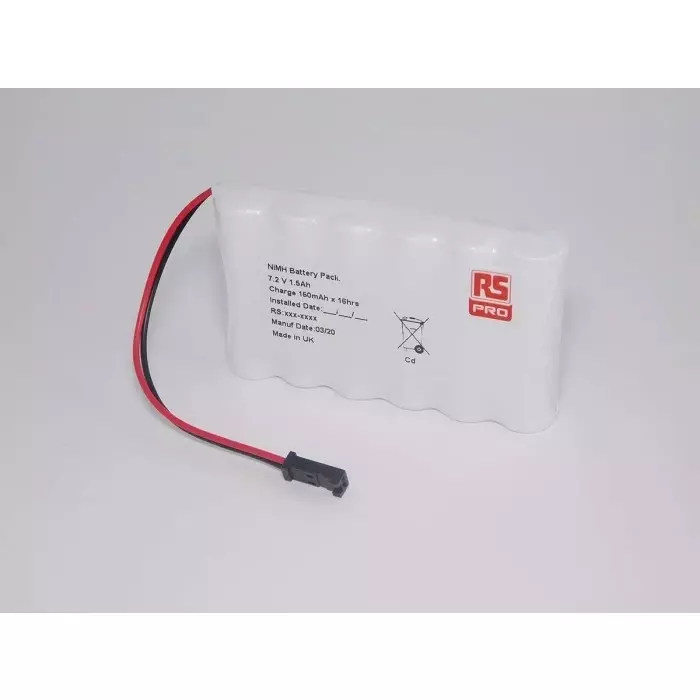 Buy RS PRO 7.2 V NiMH AA Rechargeable Battery Pack, 940 mAh, 2042759 Online in India at Best Prices