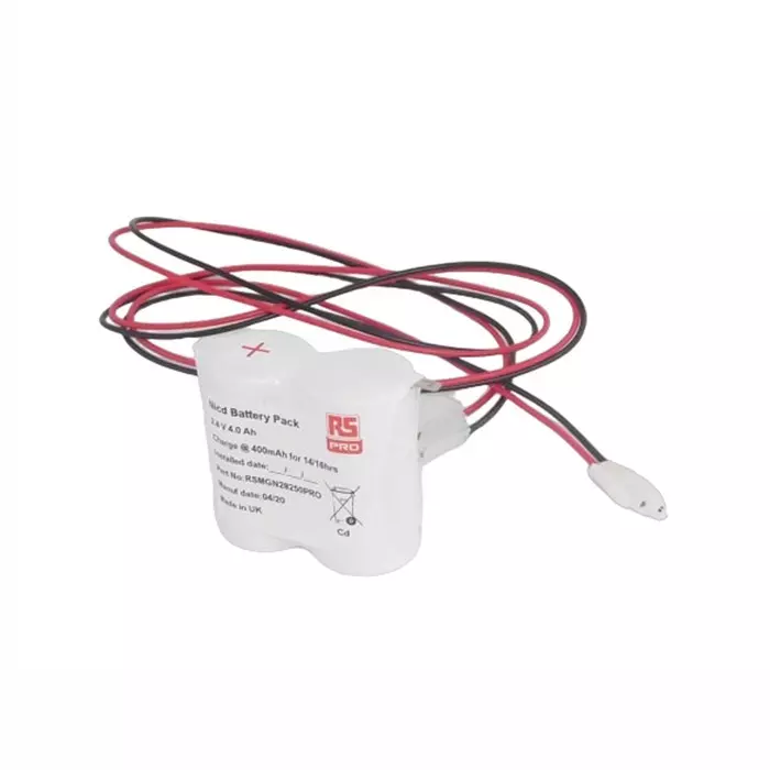 Buy RS PRO 2.4V NiCd Rechargeable D Battery Pack, 4Ah - Pack of 1 ...