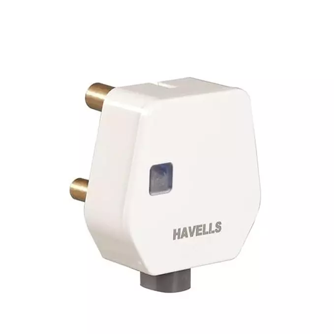 Buy Havells 16 A 3 Pin Flat Plugtop with Indicator, AHLGWXW163 Online ...