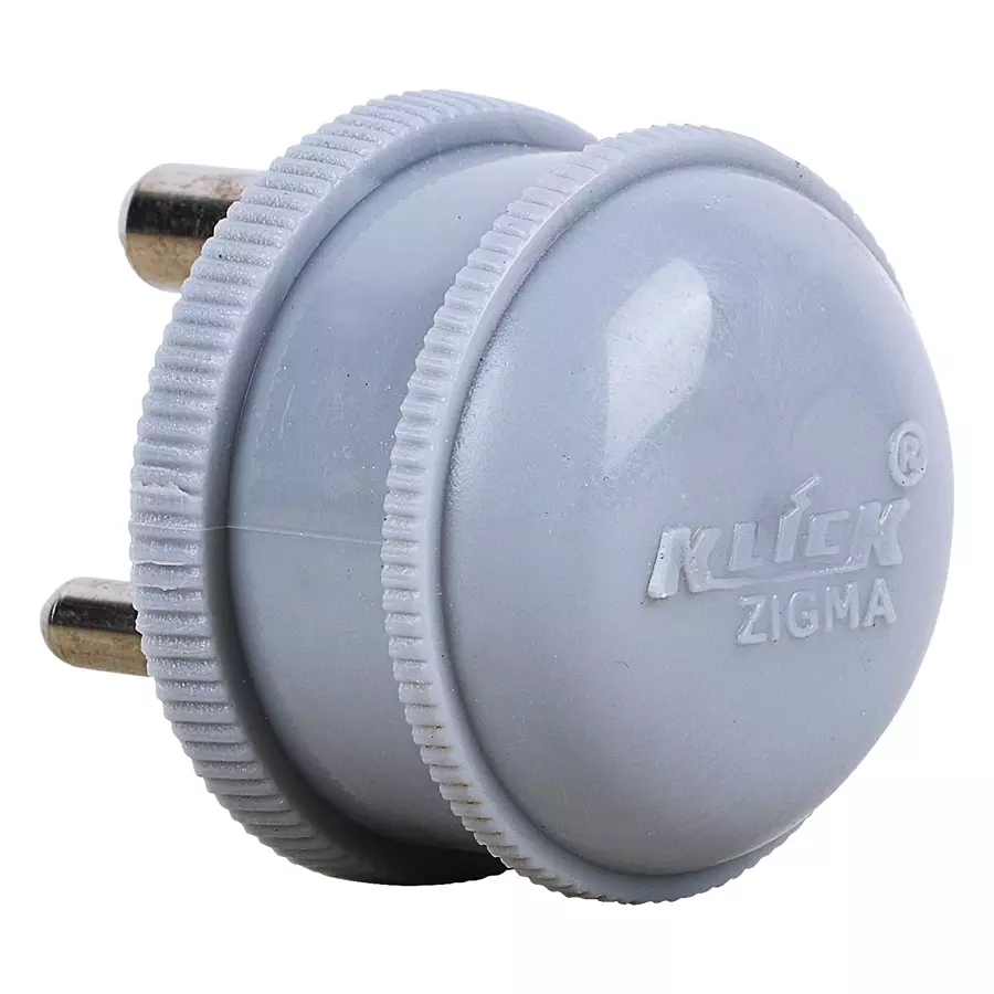 Buy KLICK 3 Pin Top, Electric Plug, Heavy Duty, Industry Grade Brass ...