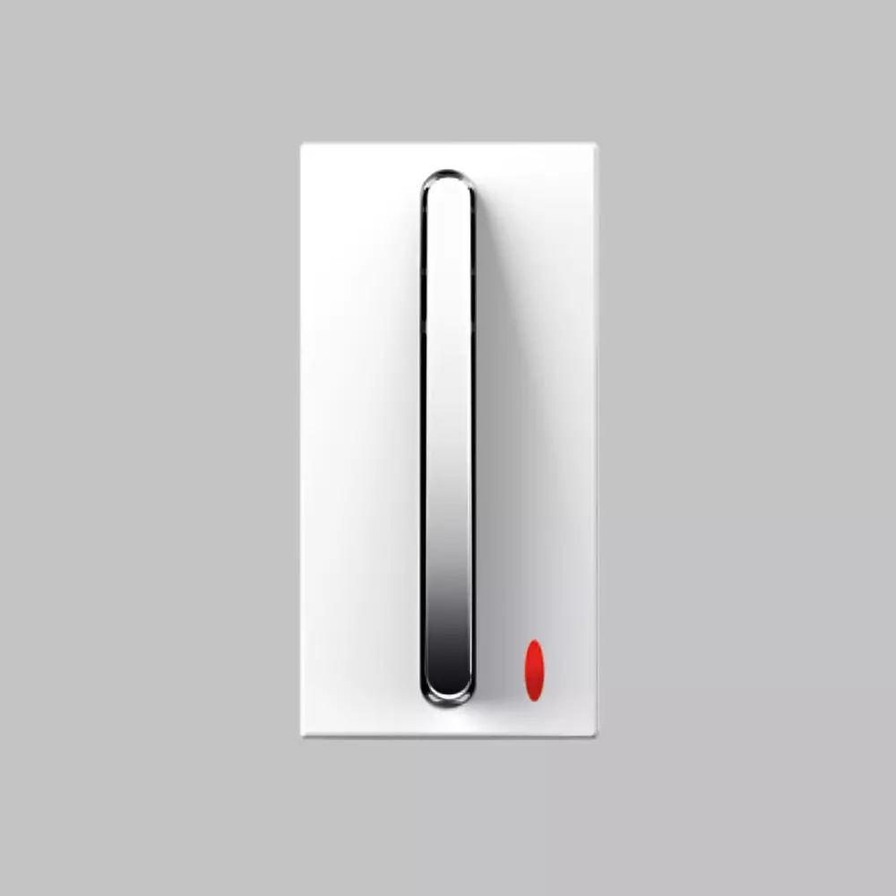 Buy K9 Evoq Slim Switch With Indicator 1 Way 20 Amp 1 Module White ...