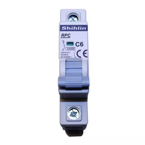 Buy Shihlin RCP 6A Single Pole xC60 Type Modular Circuit Breakers (RPC ...