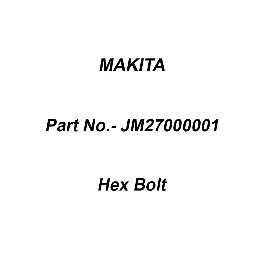 Buy Makita Hex Bolt Size M10x35 For MLT100, Part No JM27000001 Online ...