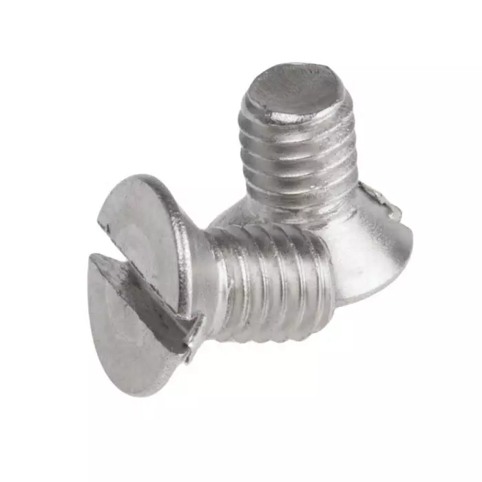 Buy RS PRO Machine Screw M6x10 mm Stainless Steel Slot Countersunk ...