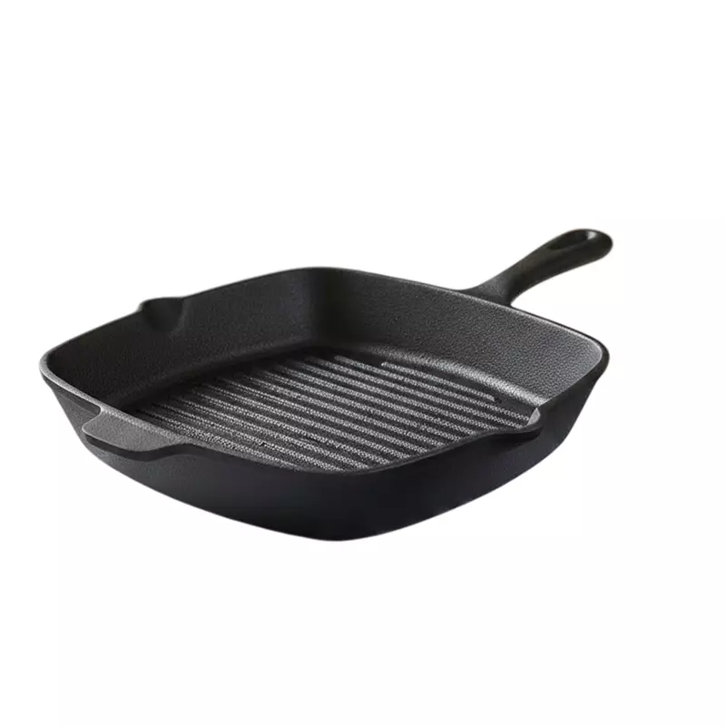 Buy Wonderchef Forza Pre-Seasoned Grill Pan 26 cm Cast-Iron Black ...