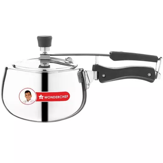 Buy Wonderchef Nigella 3 L Pressure Cooker with Inner Lid Triply ...