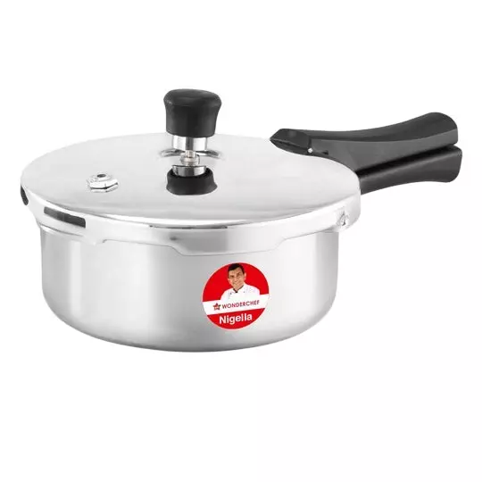 Buy Wonderchef Nigella 2 L Pressure Cooker with Outer Lid Triply ...