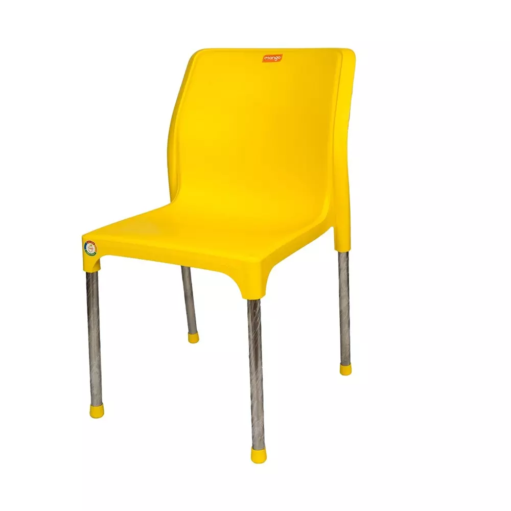 Buy Mango TESTA Plastic Chair 55x40x81 cm Mango Yellow Online at Best ...