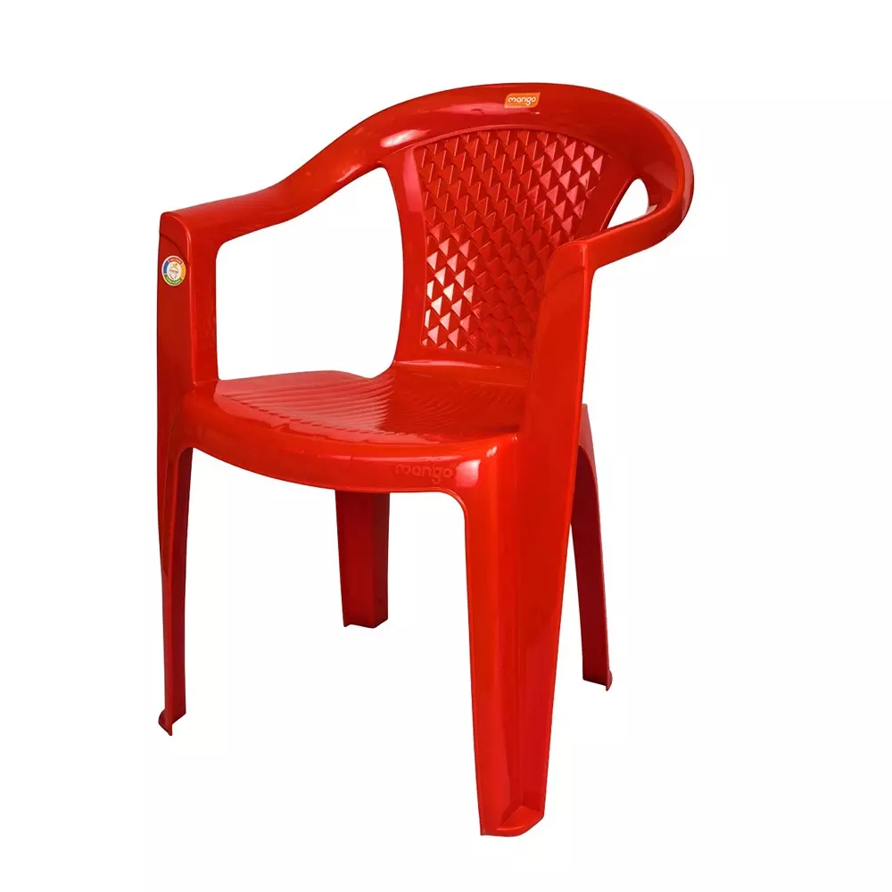 Buy Mango Economy M 1009 Plastic Chair with Armrest 558.8x558.8x787.4 ...