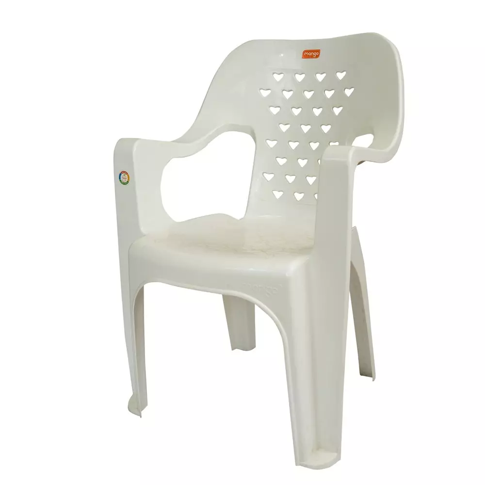 Buy Mango Medium SYDNEY Plastic Chair with Armrest 584.2x584.2x863.6 mm ...