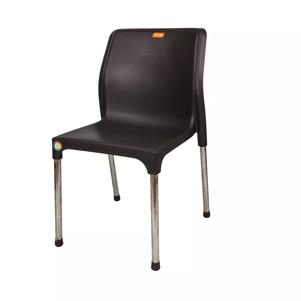 Buy Mango TESTA Plastic Chair 55x40x81 cm Weather Brown Online at Best ...
