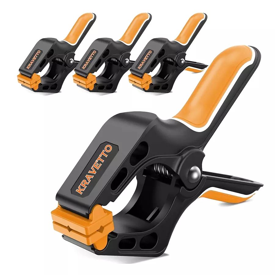 Buy Kravetto 6 inch/150 mm Spring Clamp Pack of 4 Powerful Online in ...