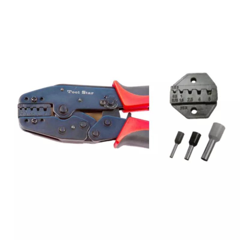 Buy Tool Star Ferrule / Boot Lug Crimping Tool Red/Black TS-5132E3 ...