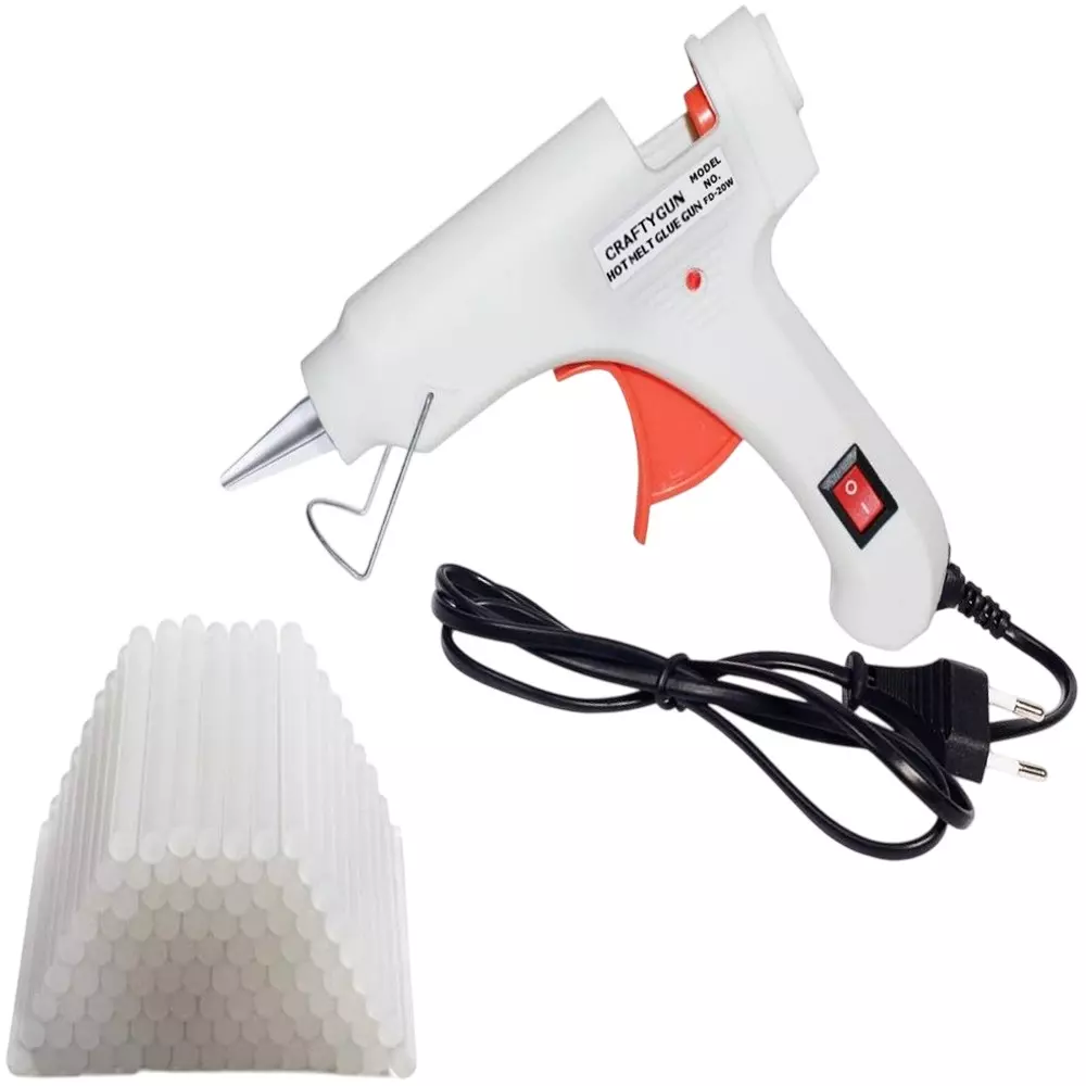 Buy CRAFTYGUN 20 W Standard Temperature Mini Glue Gun with 50 Sticks ...