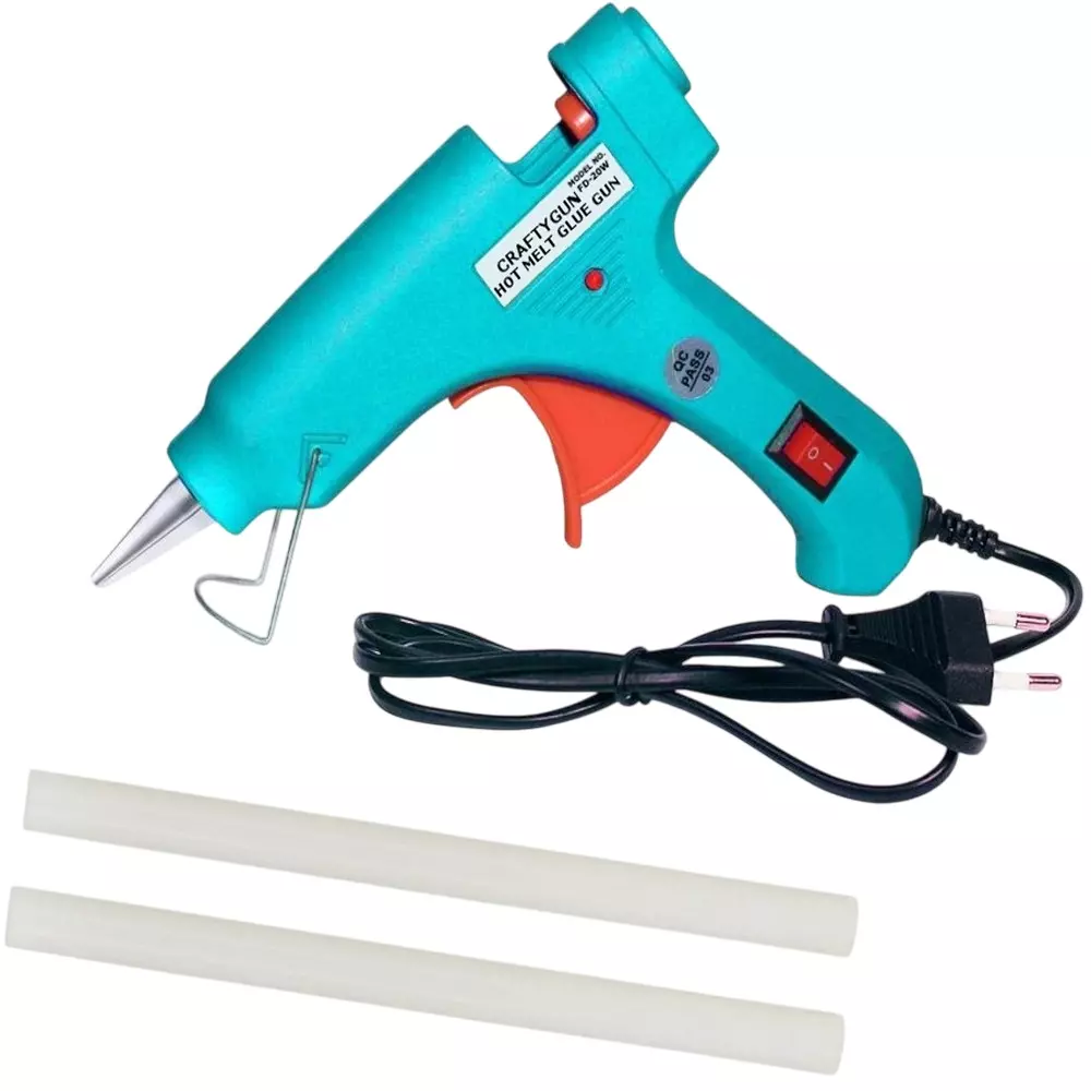 Buy CRAFTYGUN 20 W Standard Temperature Mini Glue Gun with 2 Sticks ...