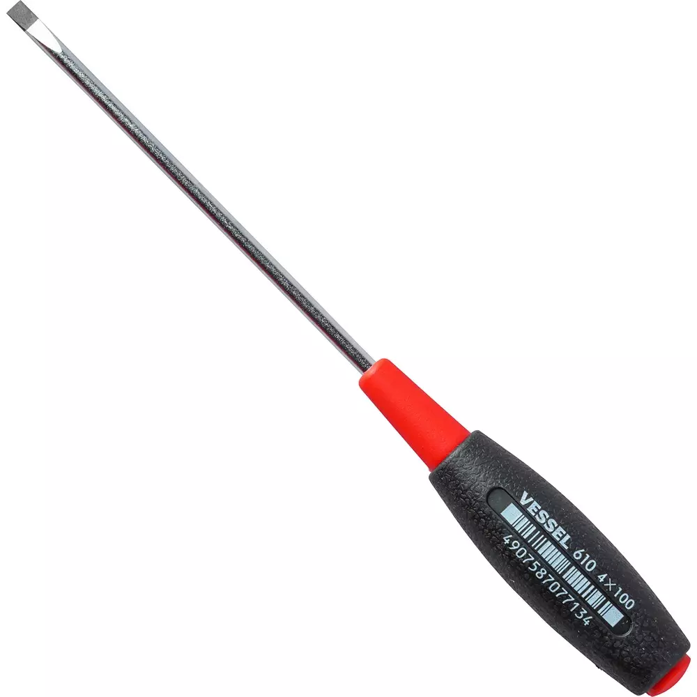 Buy Vessel Cushioned Grip Screwdriver 187 mm Overall Length Minus Tip ...