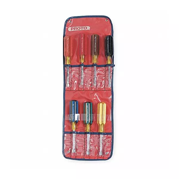 Buy PROTO Solid Round Shank Nut Driver Set Alloy Steel 7-1/4 inch ...