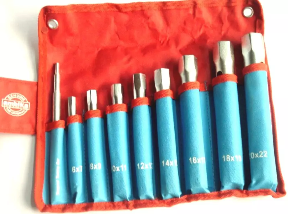 Buy De Neer 8 Pcs Tubular Box Spanner Set with Tommy Bar Online in ...