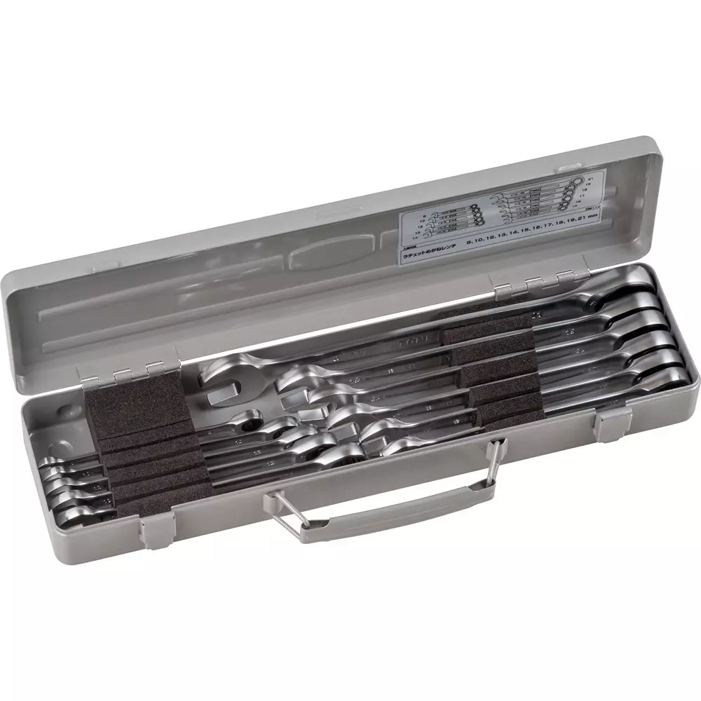 Buy TONE Ratchet Box Wrench Set RM-8, 10, 12, 13, 14, 15, 16, 17, 18 ...