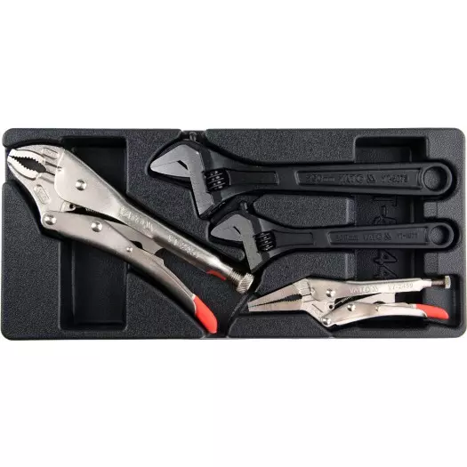 Buy Yato 4 Pcs with drawers Adjustable Wrench YT-55444 Online in India ...