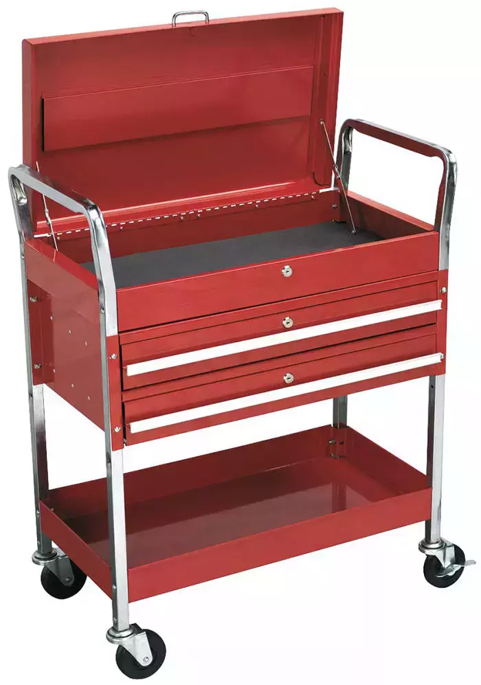 Buy Fulcrum 2 drawer Wheeled Tool Trolley 985mm x 410mm x 815mm Online ...
