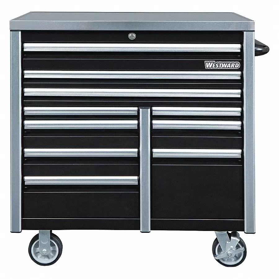 Buy Westward Rolling Tool Cabinet Black Industrial Premium Duty, 49NR89 Online in India at Best ...