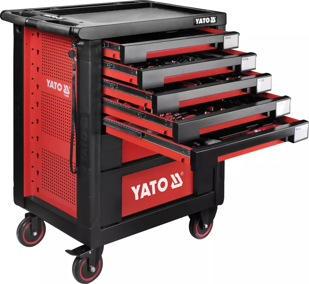 Buy Yato 189 Pcs with 7 drawers Service tool cabinet with tools YT ...