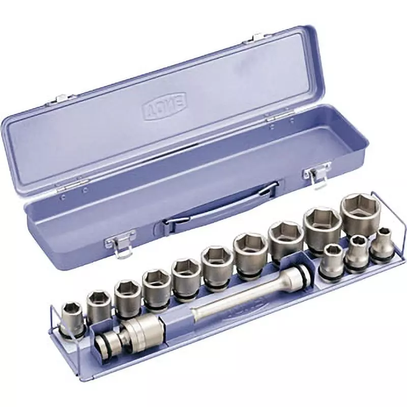 Buy TONE Impact Socket Set Insertion Angle 12.7 mm Square Drive, NV4132 ...