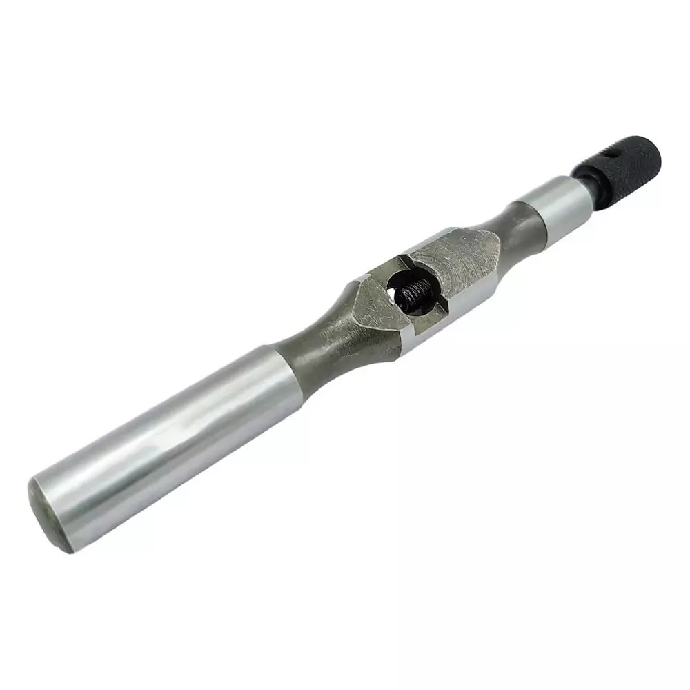 Buy A.D international Adjustable Tap Wrench Holds Taps Steel Grey for ...