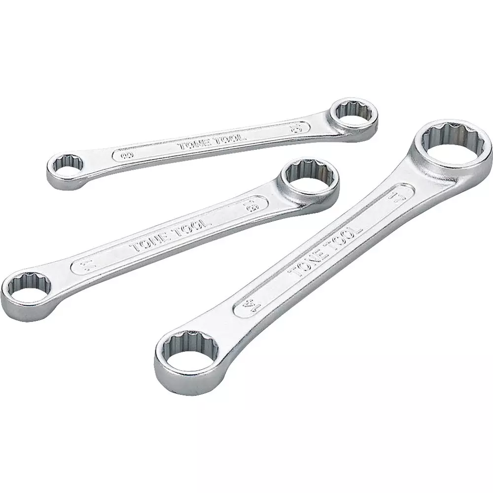Buy TONE Short Straight Wrench 12 x 14 mm Hex Size, M031214HP Online at ...