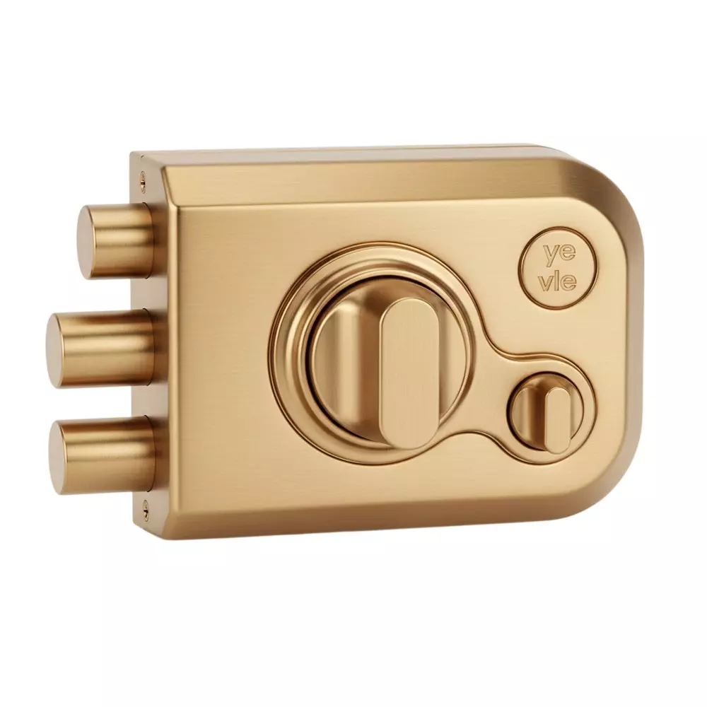 Buy Yale Kratos Rim Lock 14 Pin Thumbturn with Key Rose Gold Matt and ...